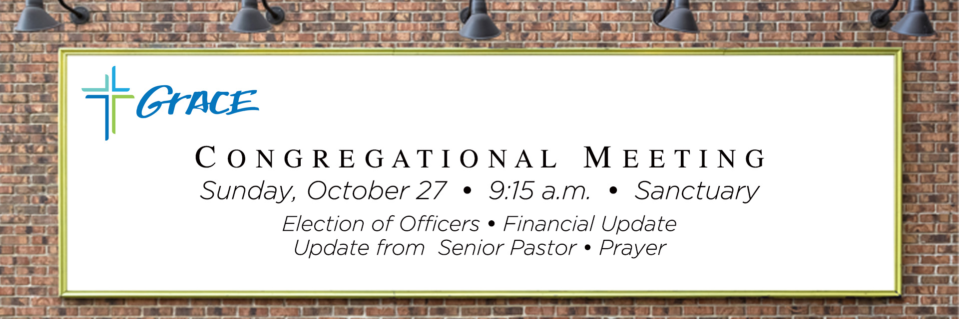 Congregational Meeting - Grace Presbyterian Church